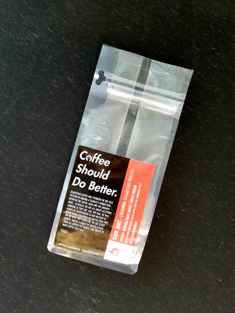 Decaf, Decaf Everywhere: Deadstock Coffee’s Slow Jamz – dragonsandflowers